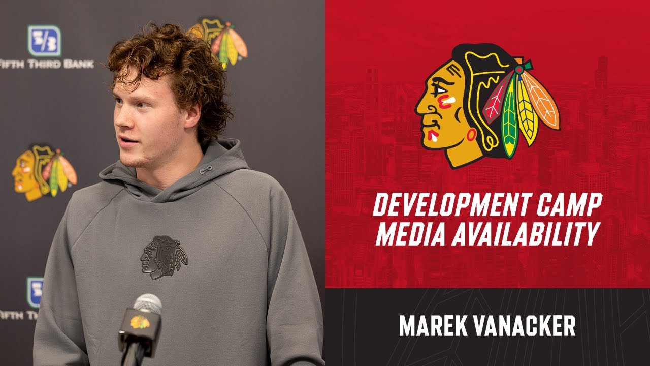 Marek Vanacker at Development Camp | Chicago Blackhawks - YouTube