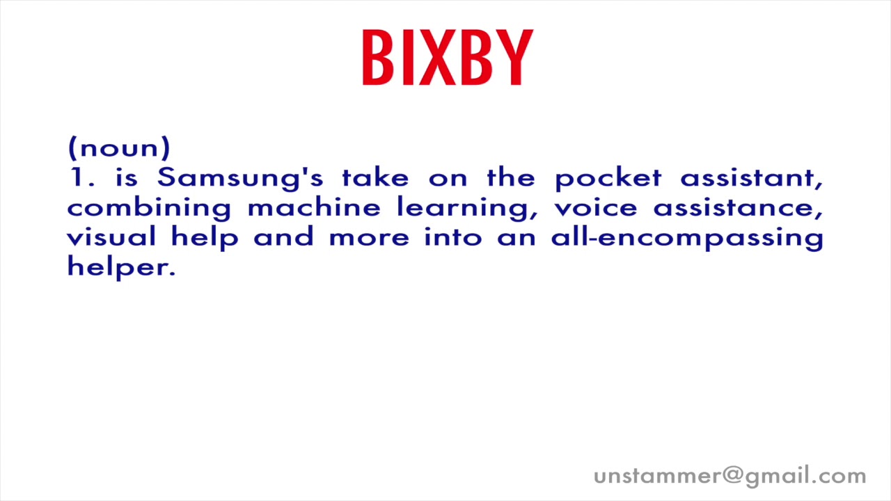 How to Pronounce Bixby - YouTube