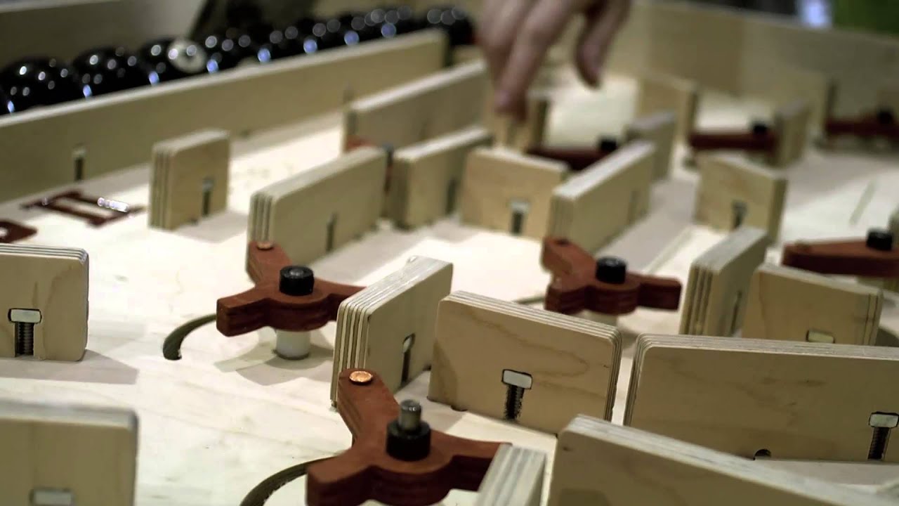 Reproduction of Early Mechanical Computer: The Digi Comp II - YouTube