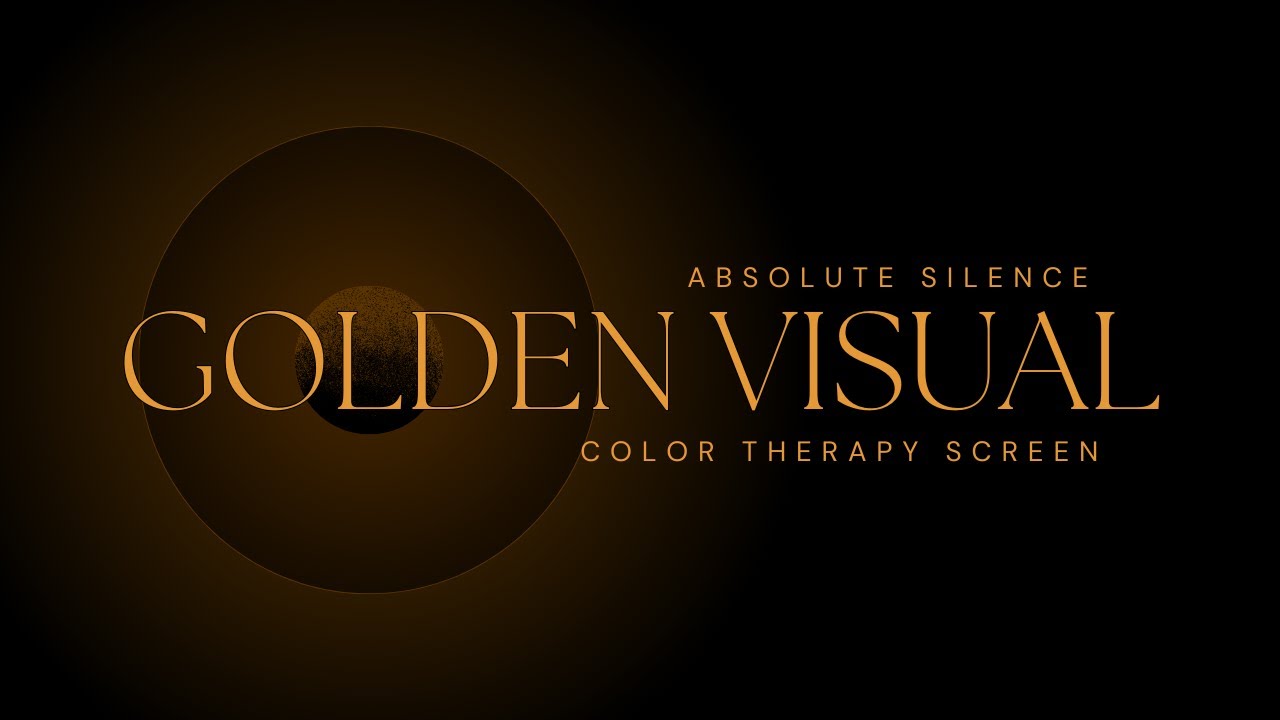 Get Rid of Negative Thoughts With Gold Visuals | Color Therapy ...