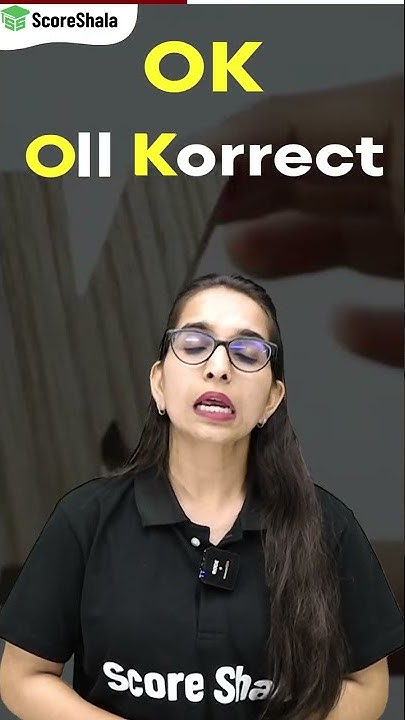 क्या होता है OK का मतलब🤔 और कहाँ से आया OK शब्द ? #shorts #factshindi #amazingfacts #scoreshala ...