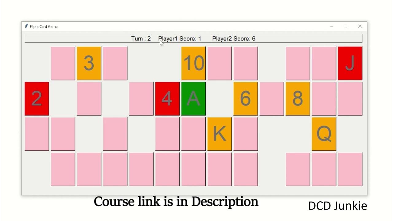 How to Make Card Game in Python with Tkinter - YouTube