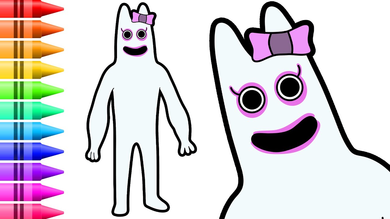 DRAW GARTEN OF BANBAN MONSTER - Banbaleena - YouTube