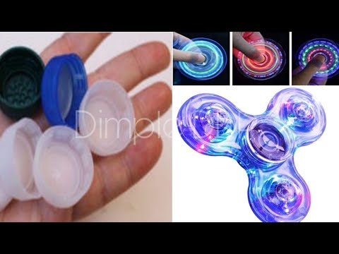 How To Make Spinner From Bottle Cap | Spinner With Bottle Caps | Waste ...