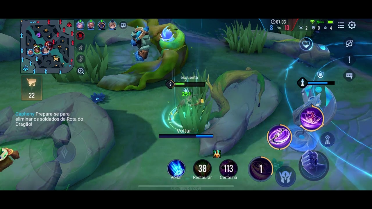 PARTIDA DE YENA / ARENA OF VALOR - YouTube