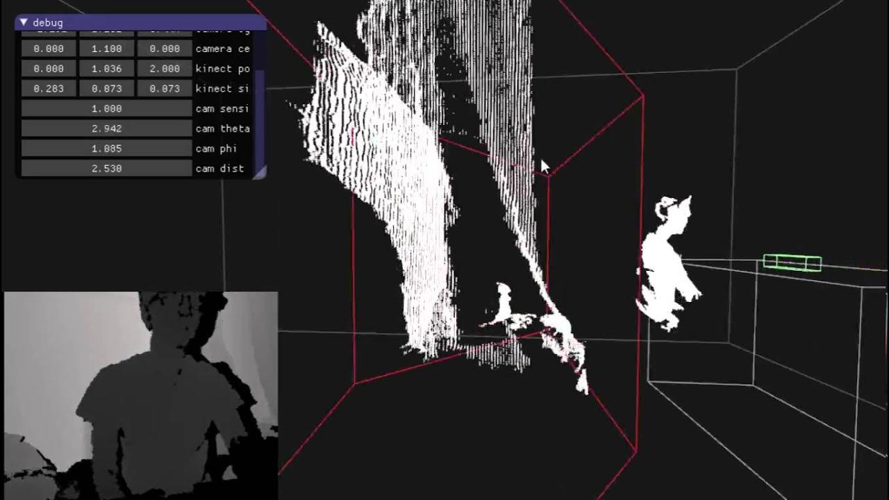 Visualizing Kinect Depth Buffer - YouTube