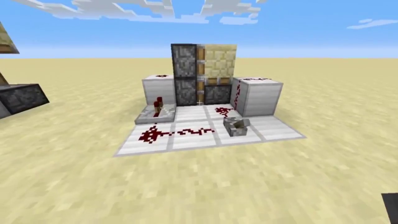 Secret Door! - Minecraft Redstone Tutorial - YouTube