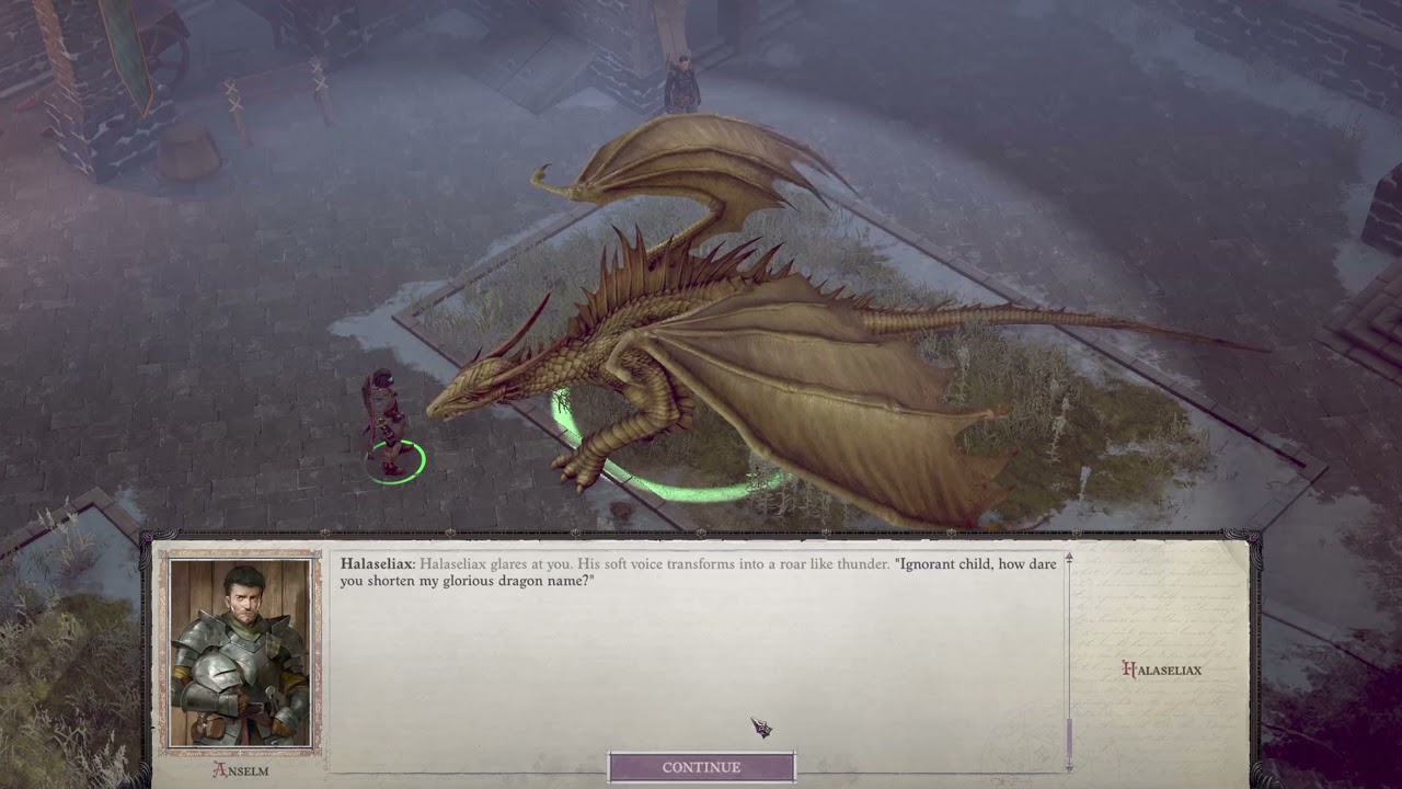 Pathfinder WotR: (Dragon) Talking with Hal - YouTube