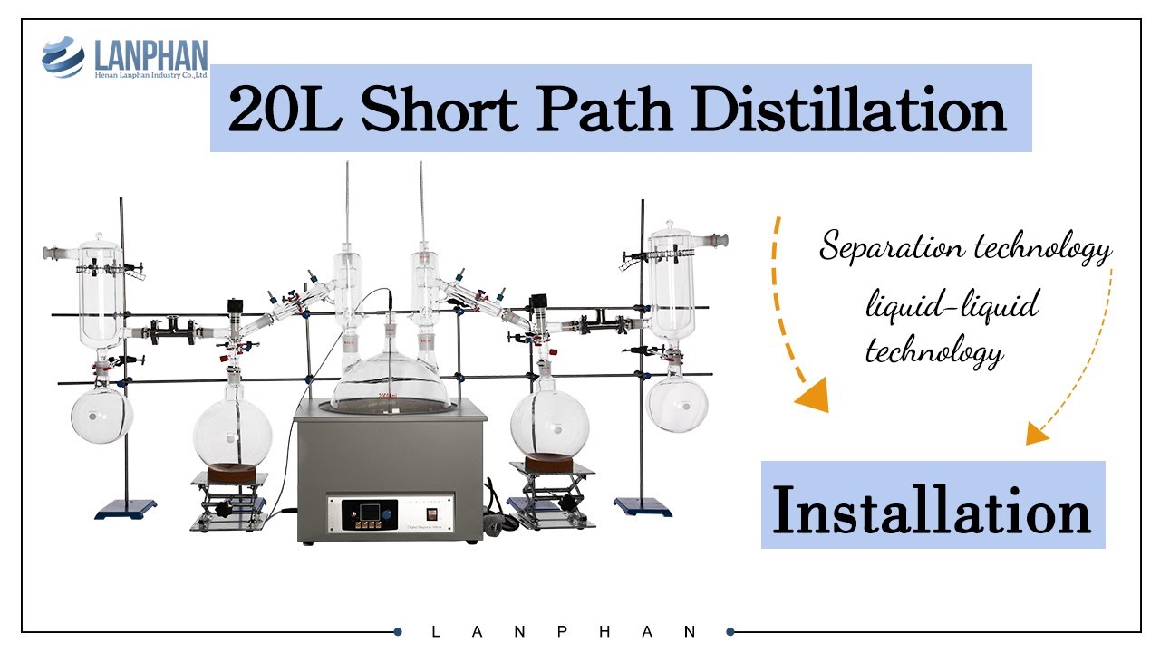 How To Install Short Path Distillation of Cannabis THC & CBD？ - YouTube