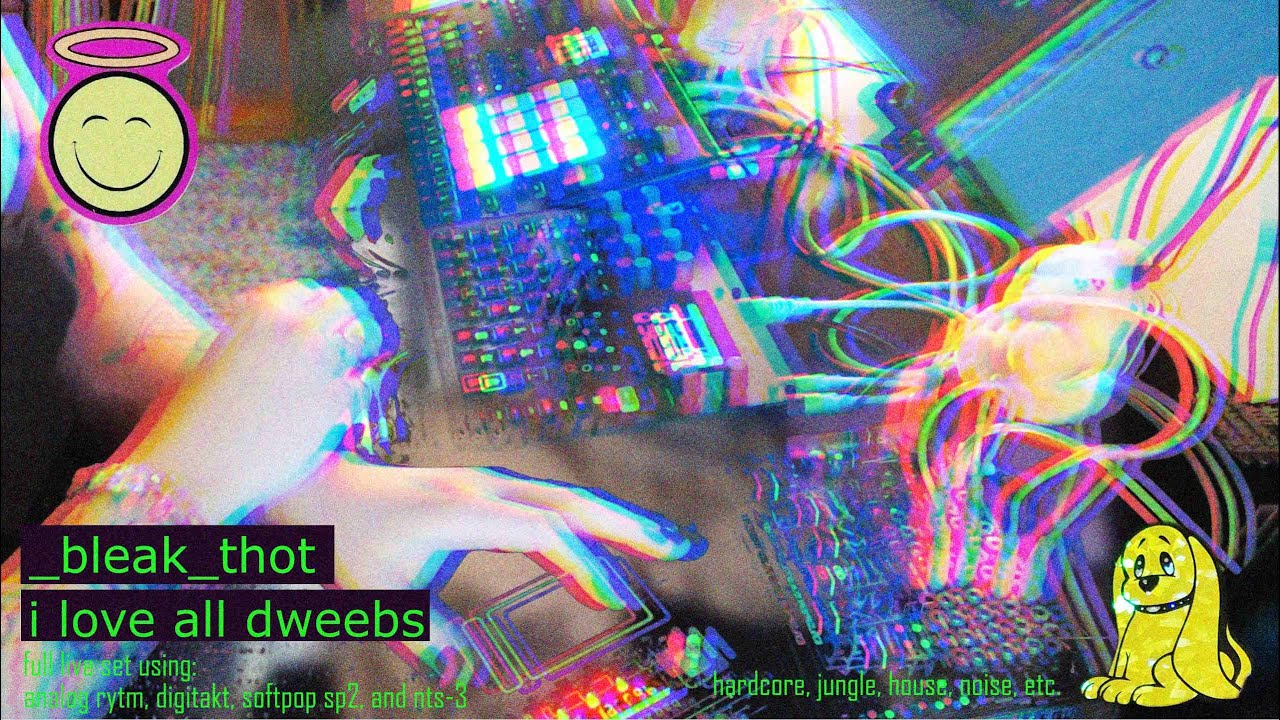 i love all dweebs - full hardware set (hardcore, jungle, house, noise ...