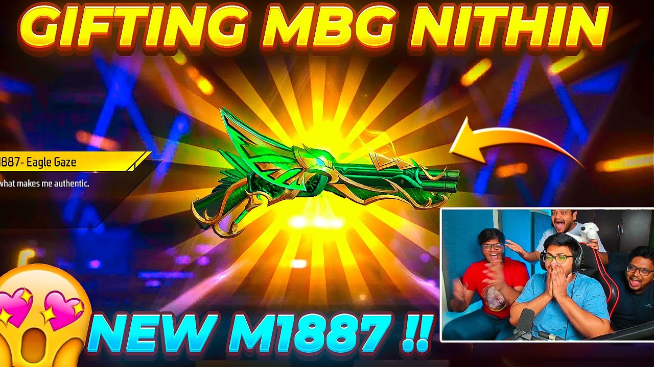 Gifting New M1887 Skin To MBG NITHIN - Free Fire Telugu - MBG ARMY ...