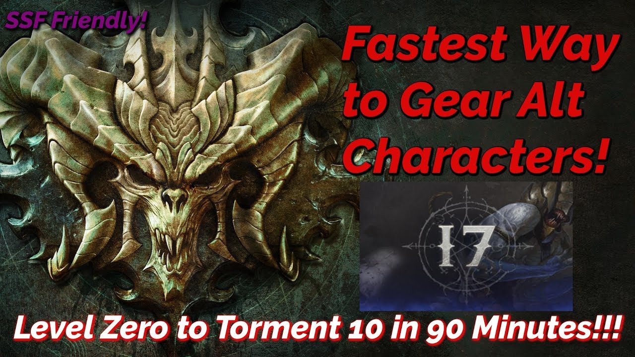 Fastest Way to Level and Gear an Alt Character in Season 17! - YouTube