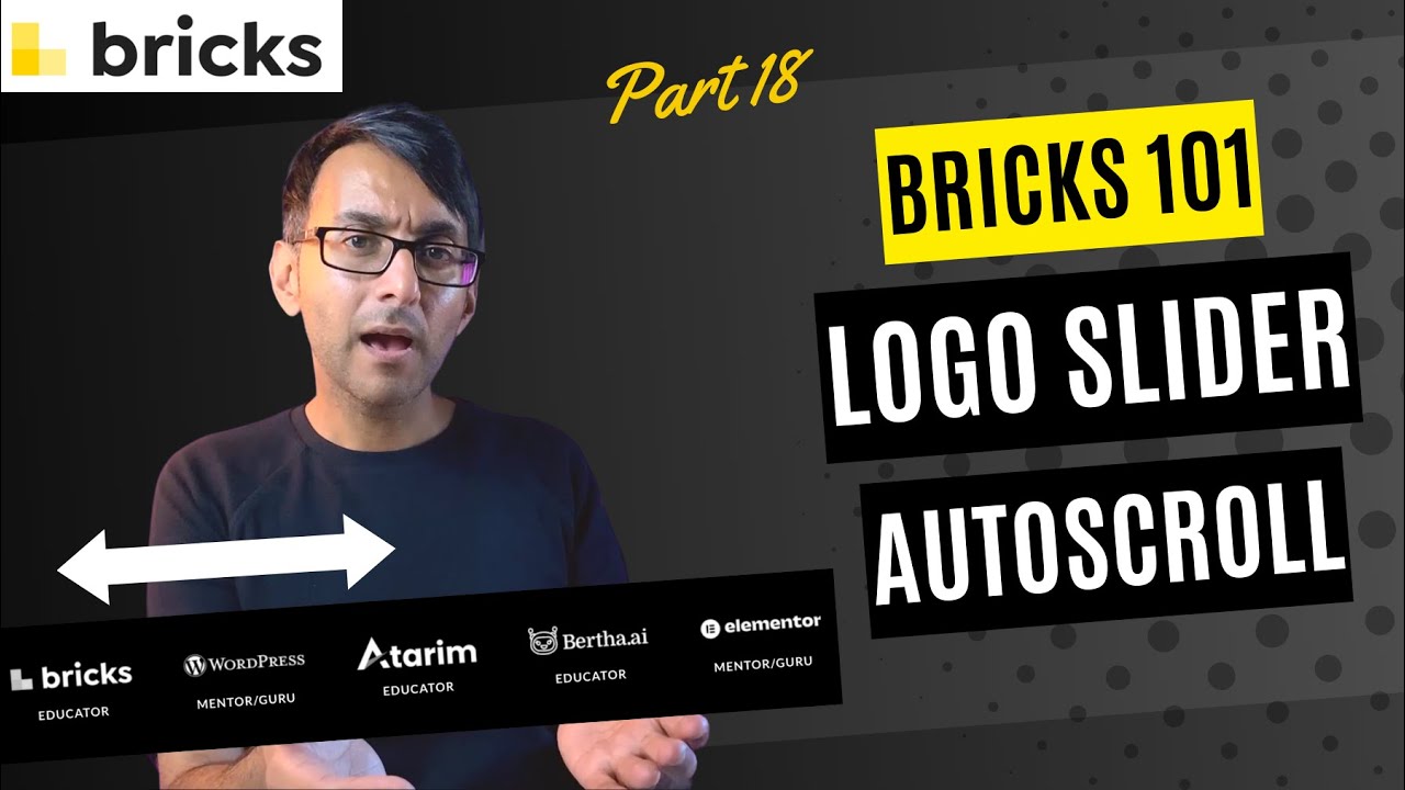 Bricks 101 Parte 18 Logo Slider Autoscroll Marquee Bricks Wordpress