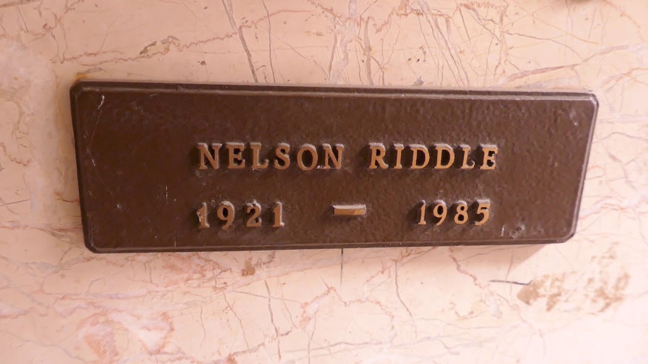 Composer Nelson Riddle Grave Hollywood Forever Cemetery Los Angeles ...