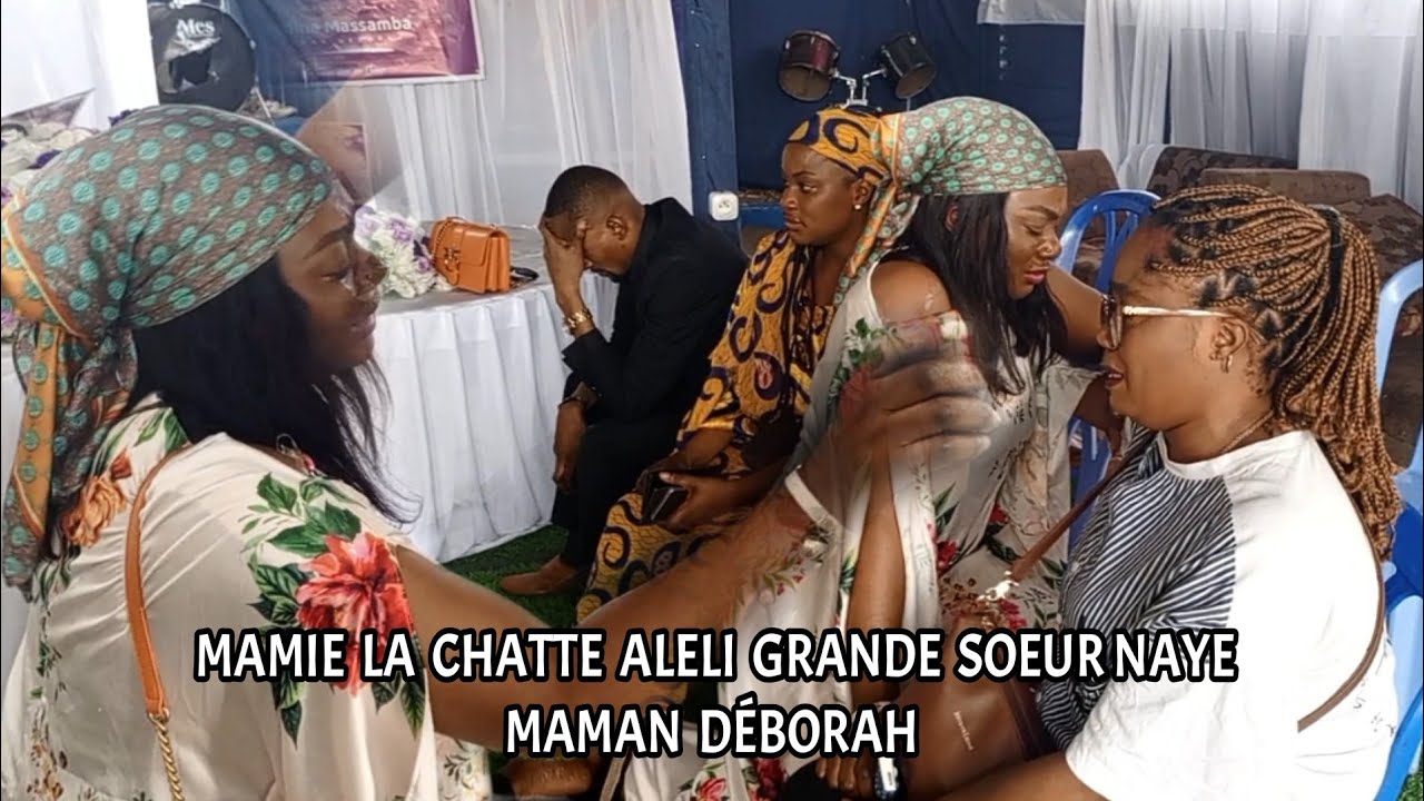 GROUPE CINARC /MAMIE LA CHATTE INCONSOLABLE AVANT REUNION DES OBSÈQUES ...