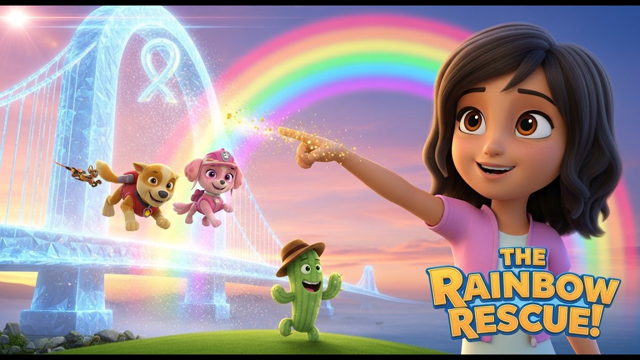 Tisha and the Rescue Paws: The Great Rainbow Bridge Mission 🐾 Kids ...