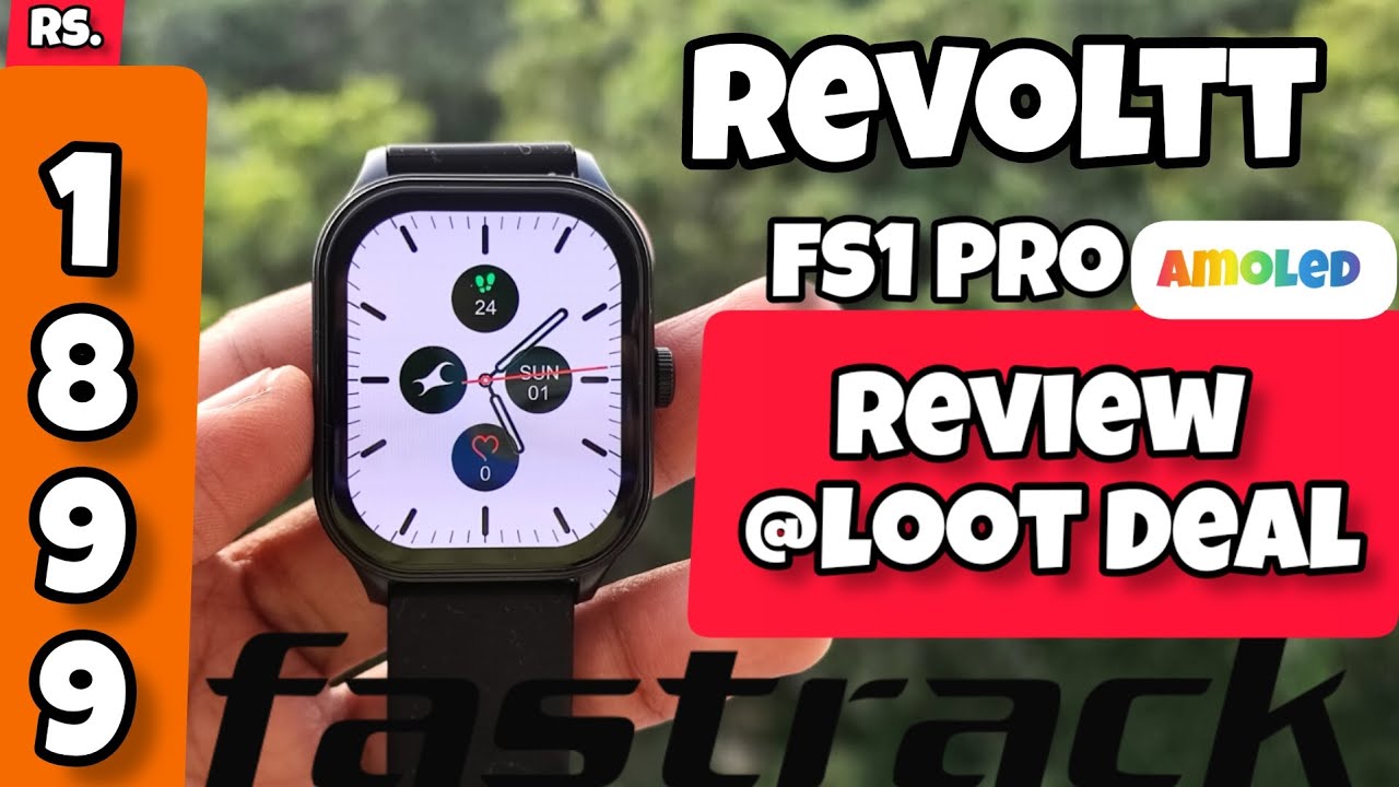 FASTRACK Revoltt FS1 Pro 🔥 Super amoled display calling Smartwatch With ...