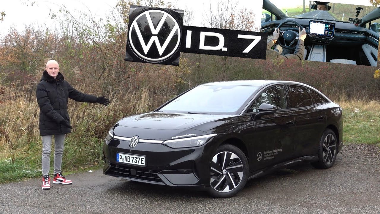 Der neue Volkswagen ID.7 im Test - BESTE Elektro-Limousine? Review ...