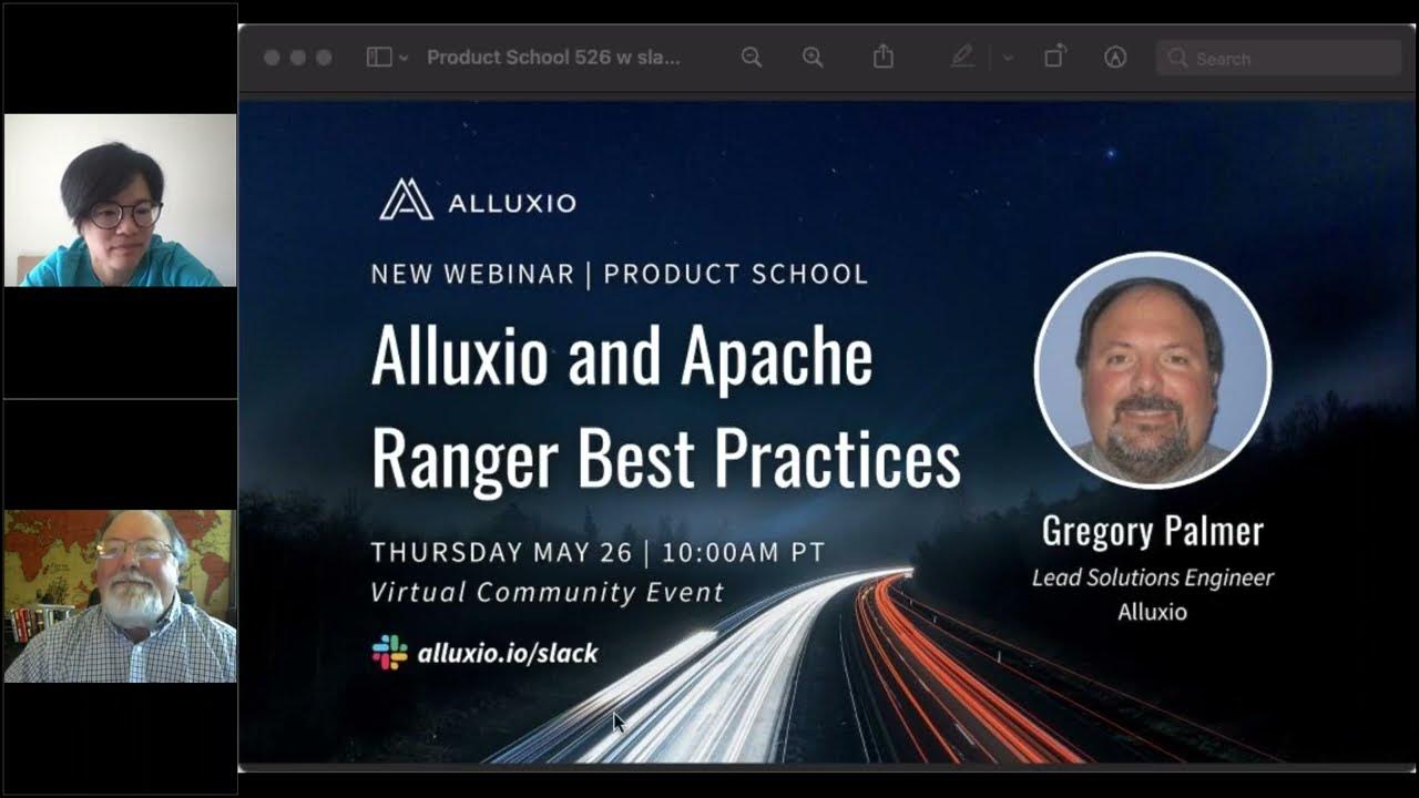 Alluxio and Apache Ranger Best Practices - YouTube