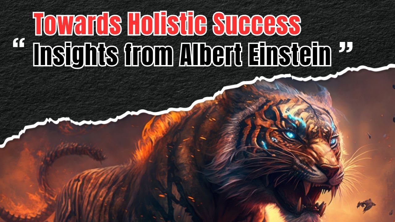 Towards Holistic Success: (Insights from Albert Einstein) #quotes - YouTube