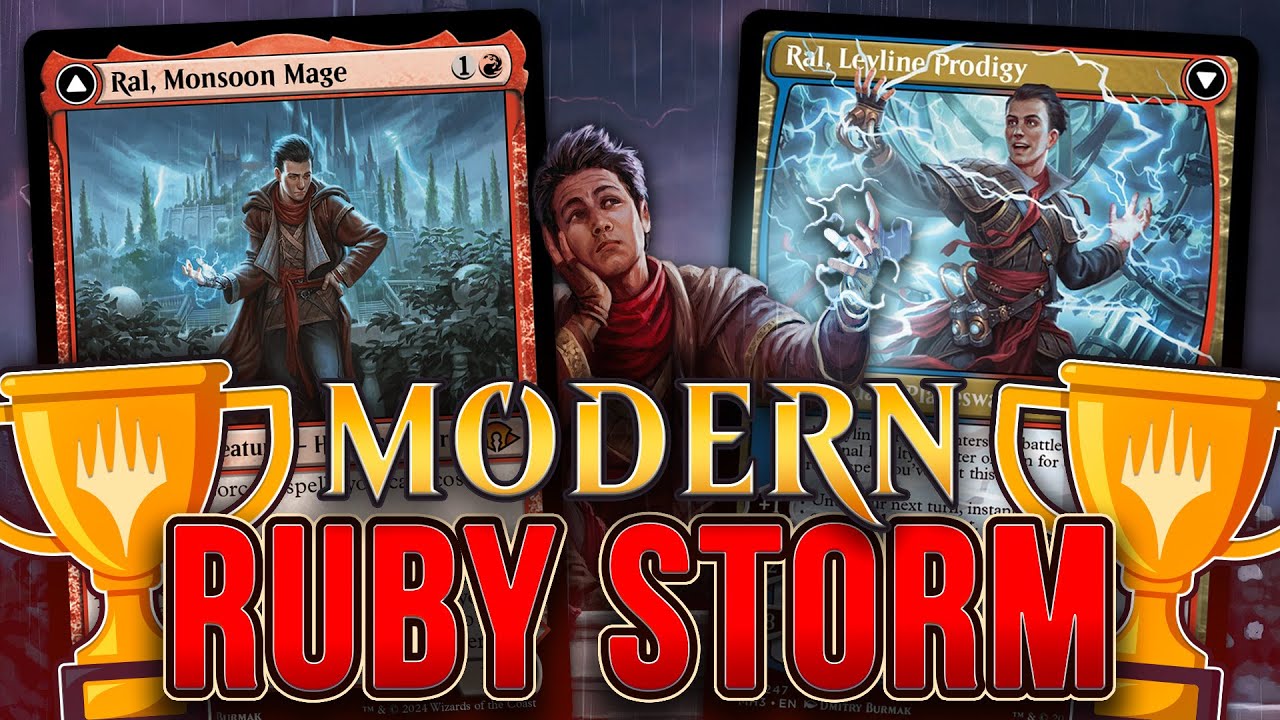 🏆 UNDEFEATED 🏆 RUBY STORM TURN 2 WIN! Ral, Monsoon Mage — Modern ...