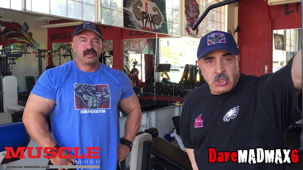 Mr. Olympia Samir Bannout trains back at 6Pax Gym - YouTube