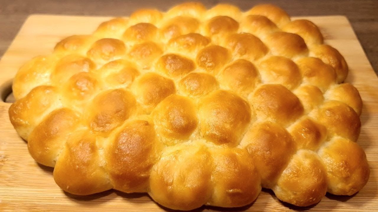 Softest butter bubble bread: Super fluffy, No kneading, Easy and quick ...