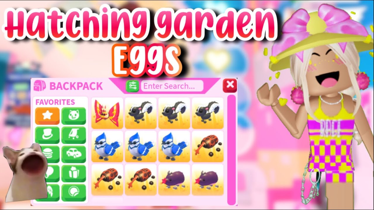 HATCHING 20+ GARDEN EGGS IN ADOPT ME! *I GOT A LEGENDARY* - YouTube