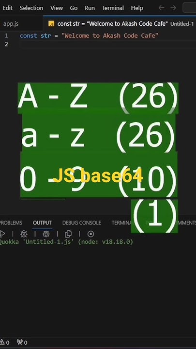 #coding #encode #decode #javascript - YouTube