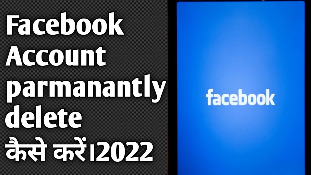 How to delete Facebook account permanently full process | Facebook ...