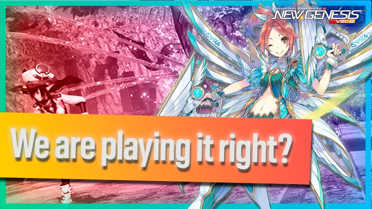 [PSO2:NGS] Is there a right way to play the game? - YouTube