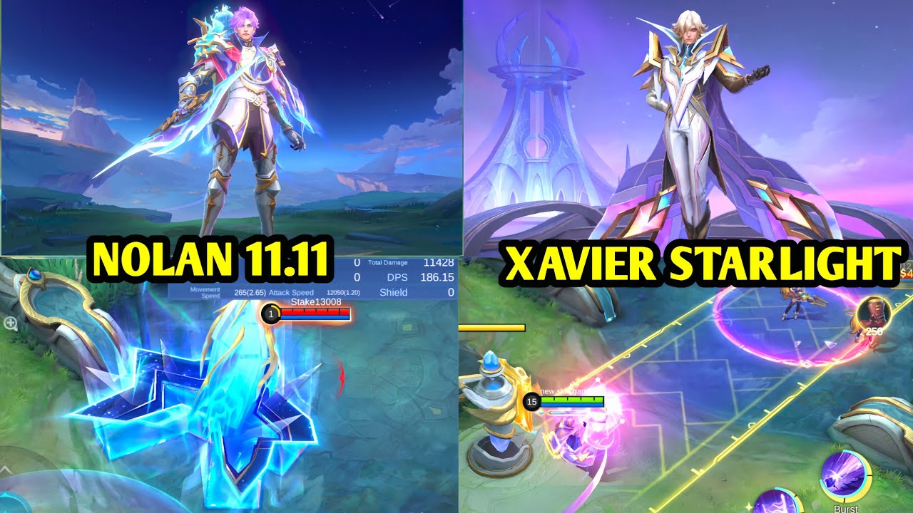 GAMEPLAY 2 NEW SKIN | NOLAN 11.11 SKIN | XAVIER STARLIGHT - YouTube
