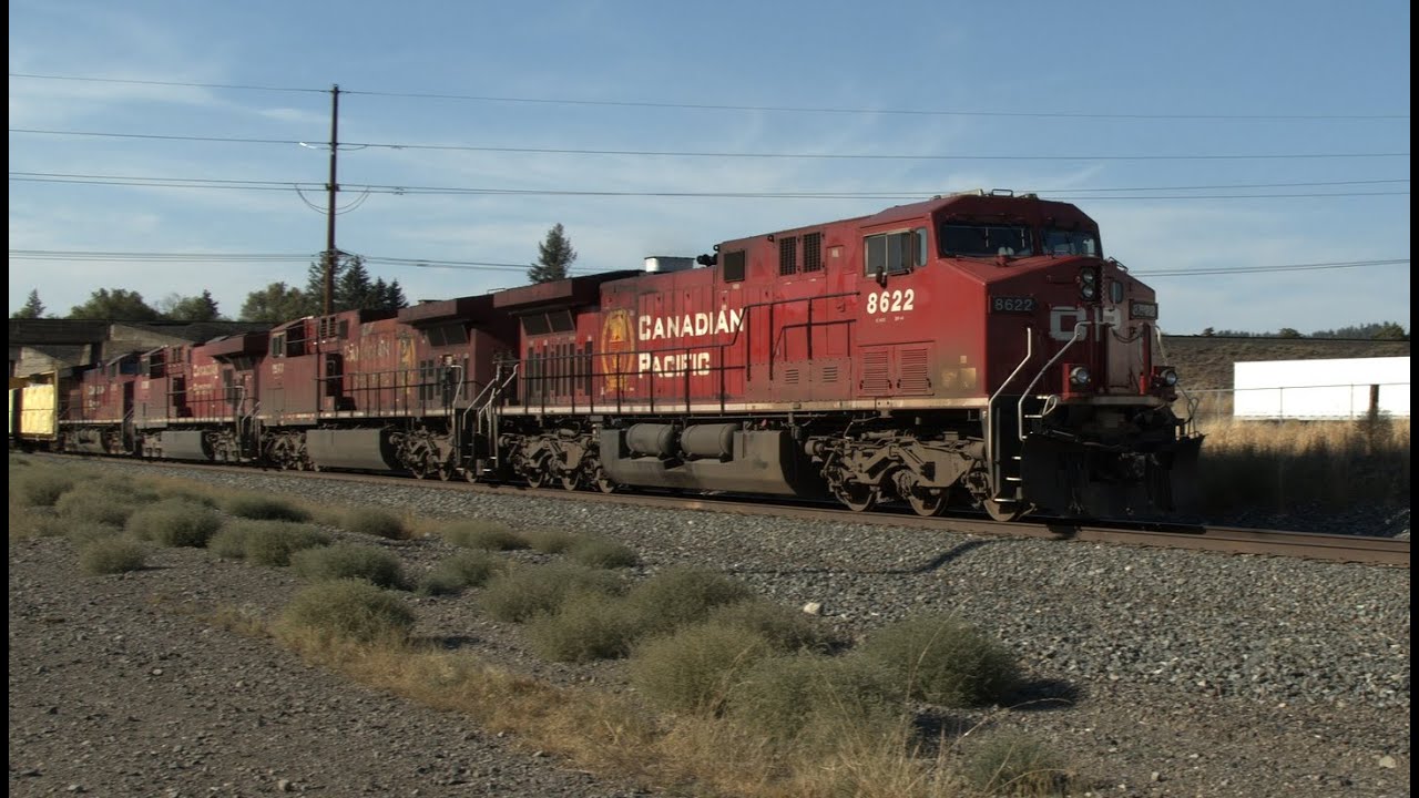 Railfan Canadian Pacific Spokane Subdivision - YouTube