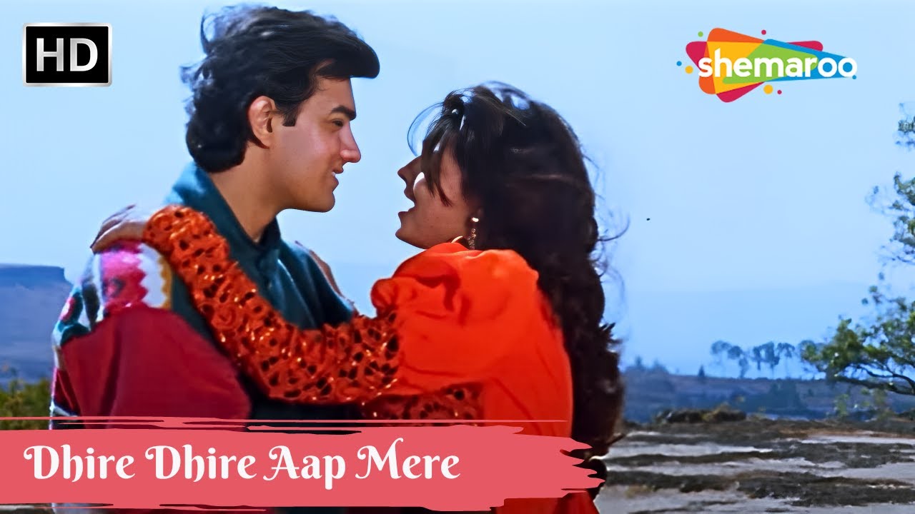 Dhire Dhire Aap Mere Dil Ke Mehmaan Ho Gaye | Amir Khan Romantic Song ...