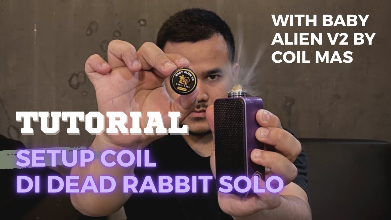 Sangat mudah! Cara pasang coil di RDA dead rabbit solo #tutorial # ...