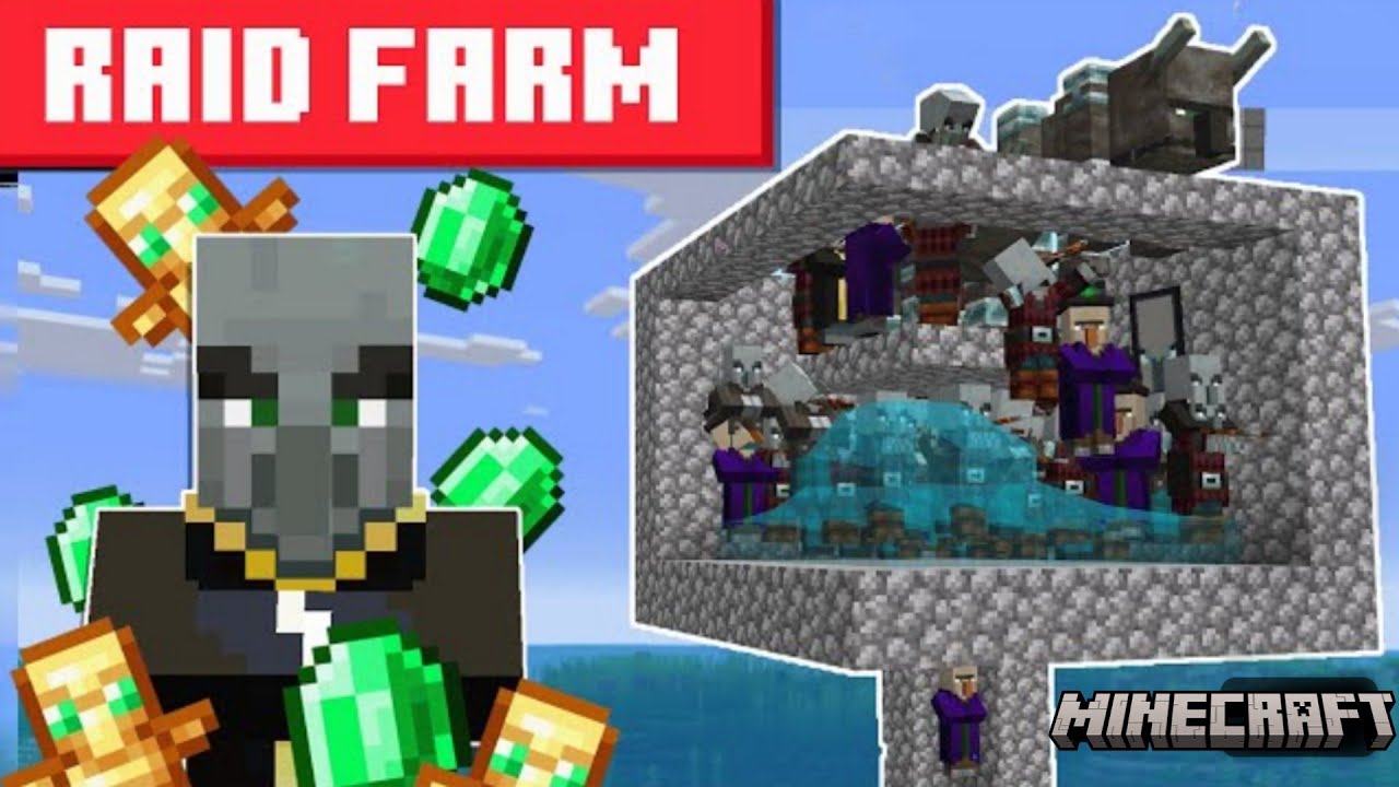 The best RAID FARM in Minecraft|Ep #9|Ayush Gaming540| - YouTube