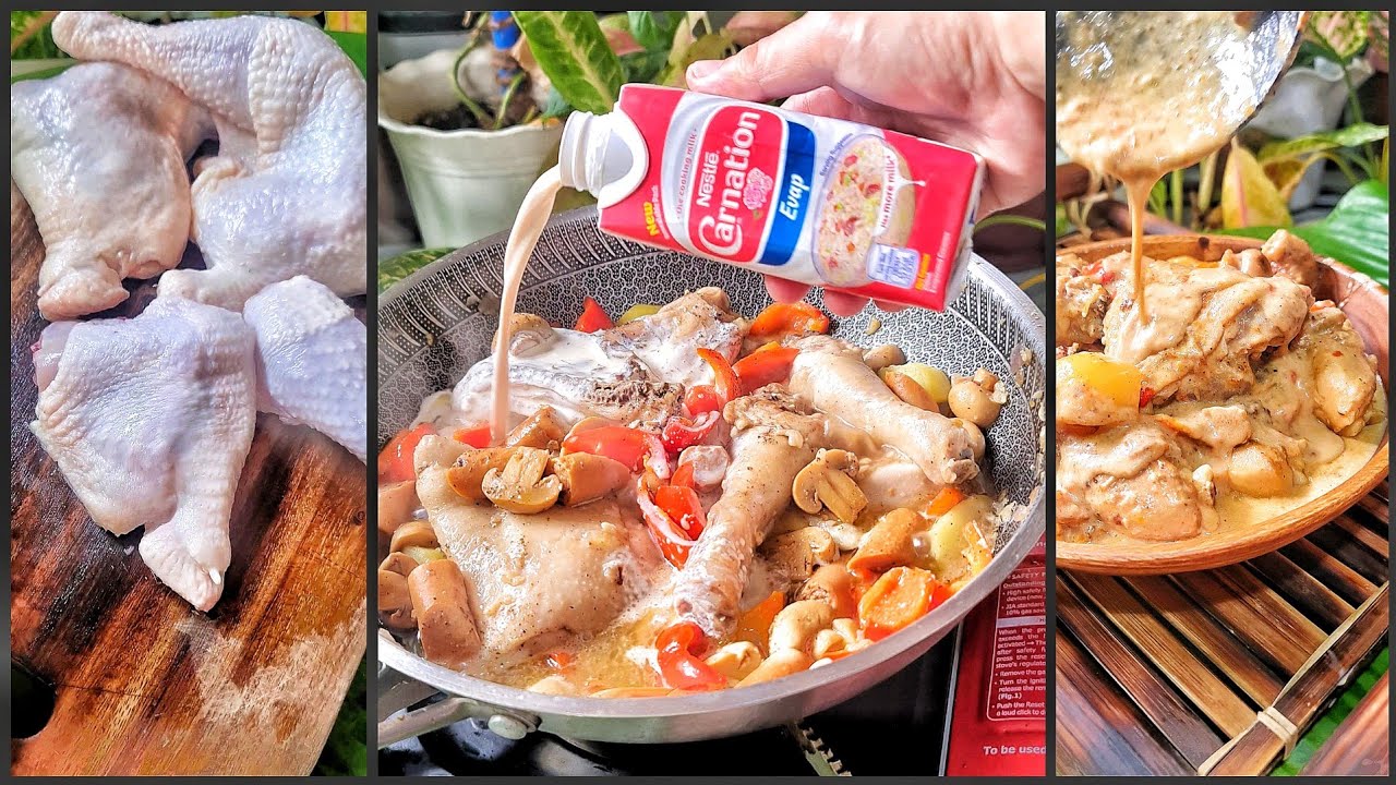 Milky-namnam Chicken Pastel Recipe. Sauce palang, ulam na! - YouTube