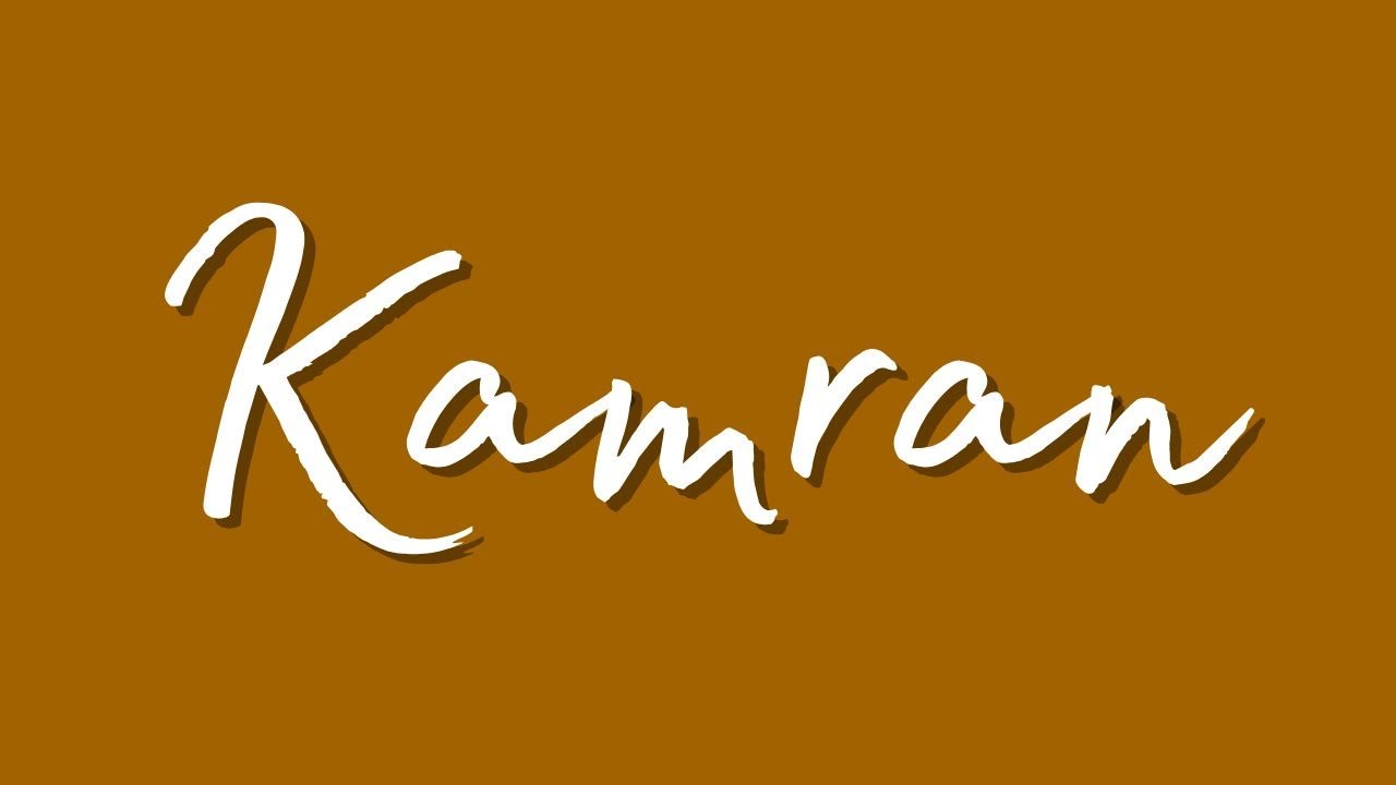 Kamran Signature Style | Kamran Name Signature Style | K Name Signature ...