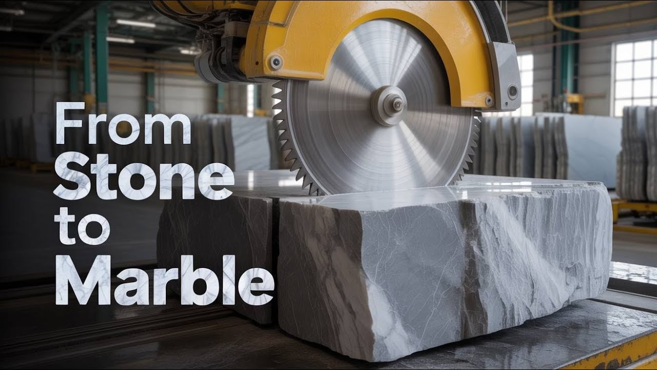 Most Amazing Factory Manufacturing Process | Marble Stone Production ...