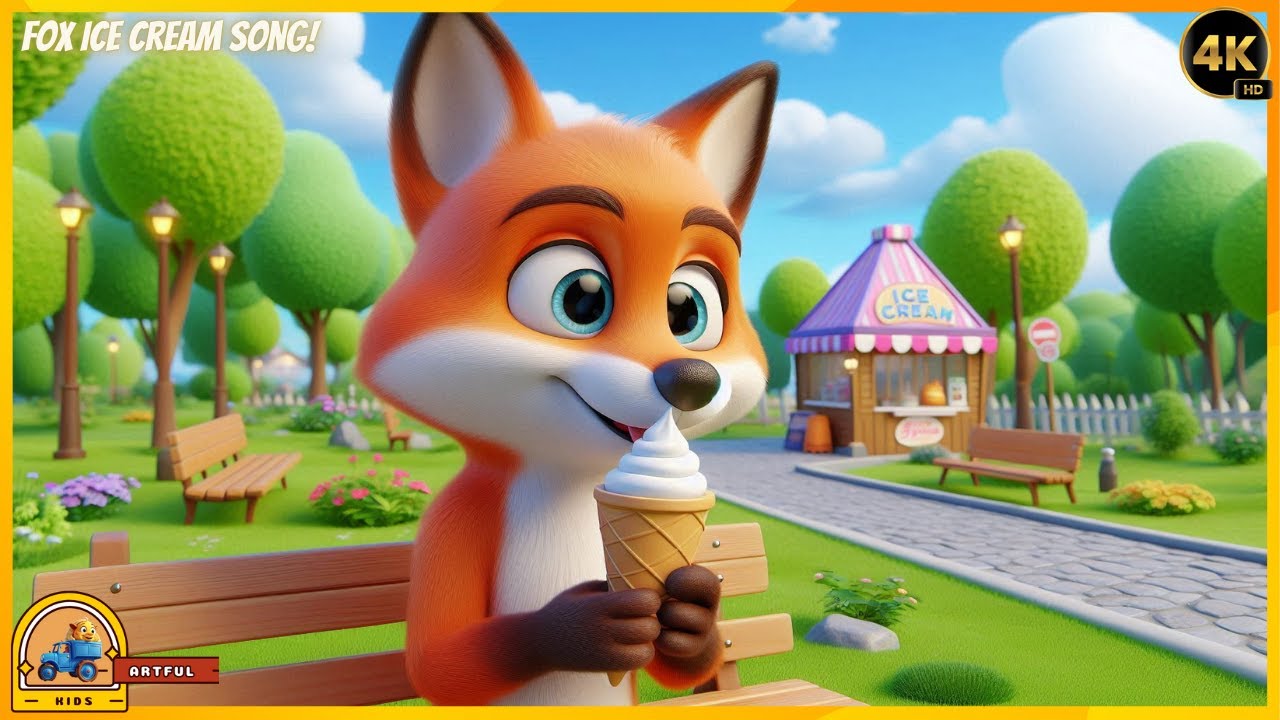 Fox Ice Cream Song For Kids | Artful Animations - YouTube
