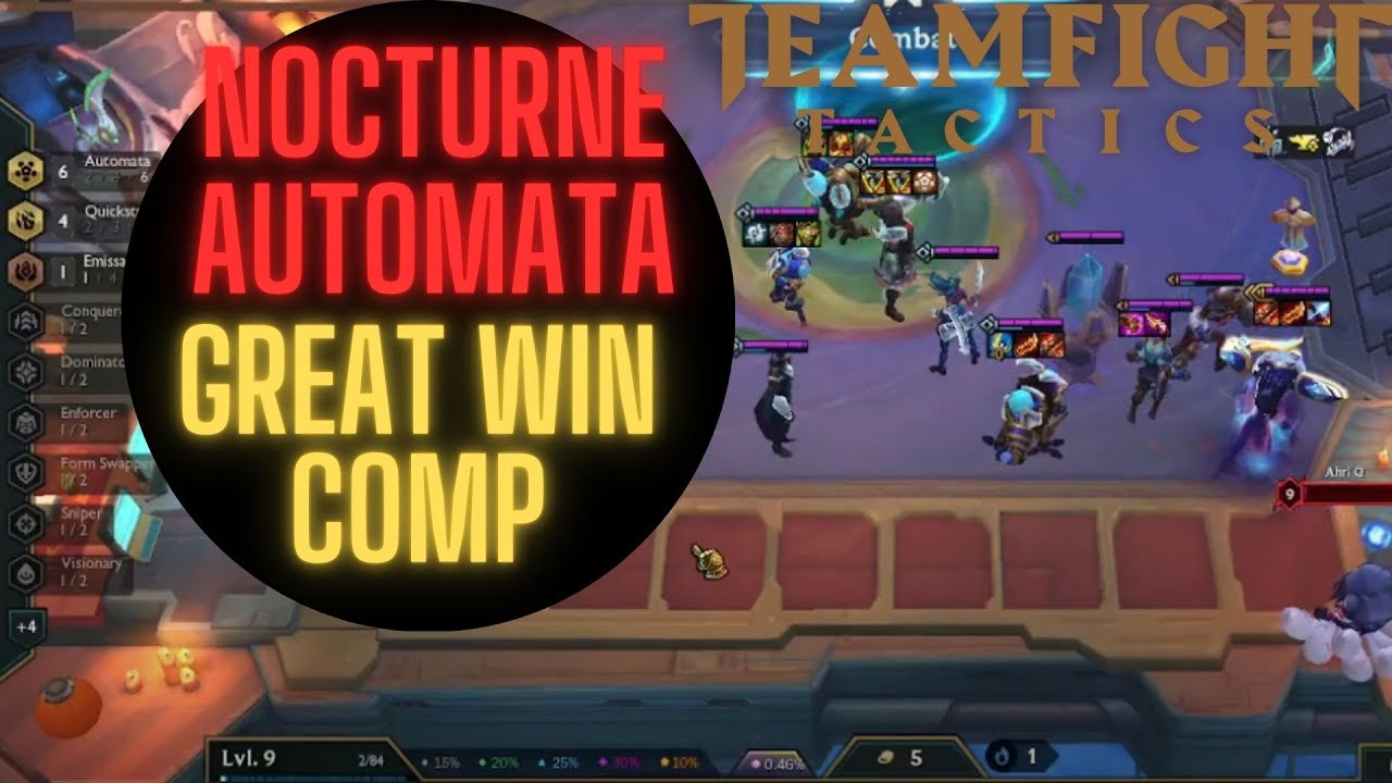 Nocturne Automata best comp set 13 tft Teamfight Tactics - YouTube