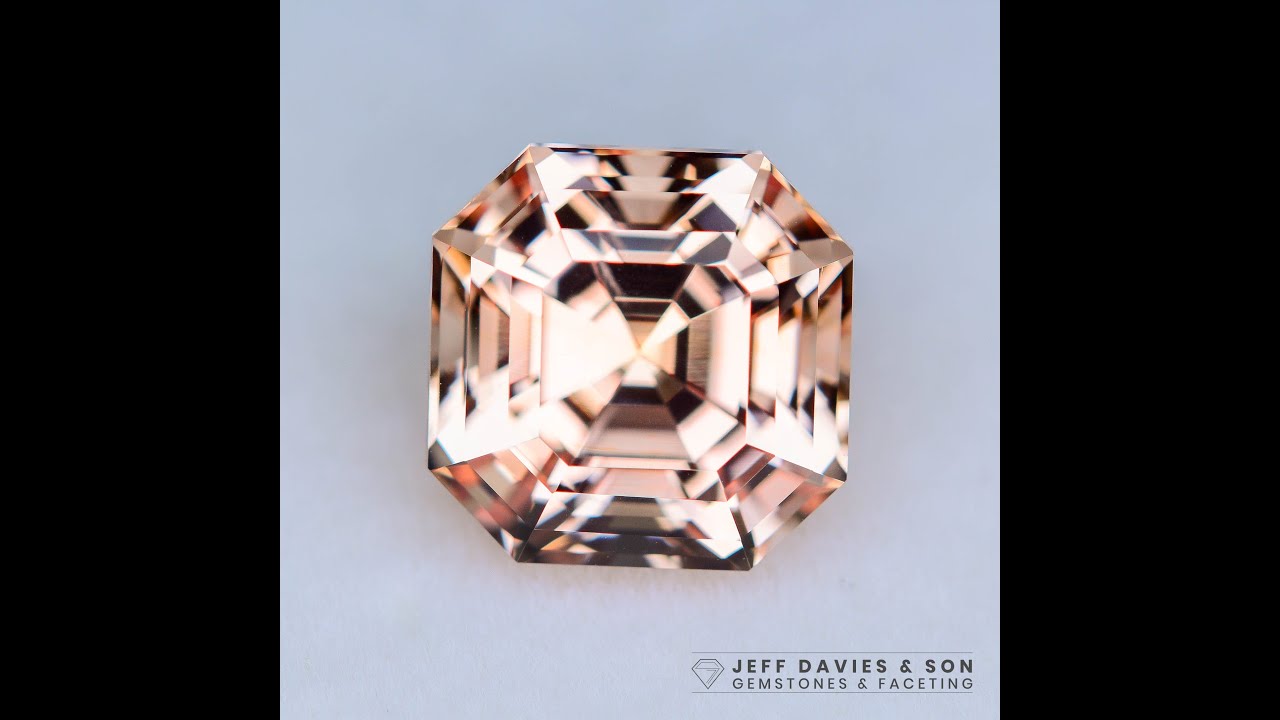 6.32ct LAB Morganite colour Sapphire - flame fusion - YouTube