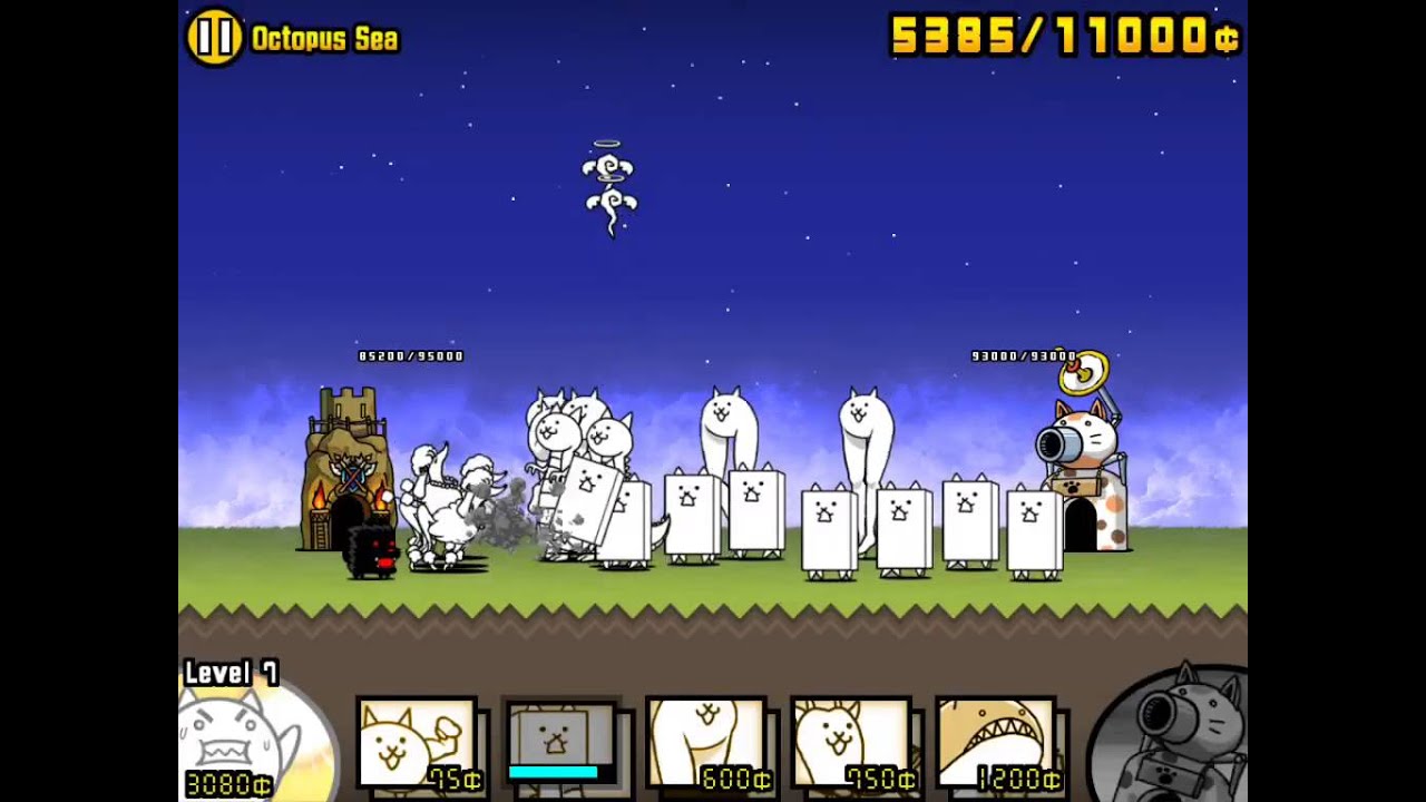 [The Battle Cats] Castle of Fish [Octopus Sea] - YouTube