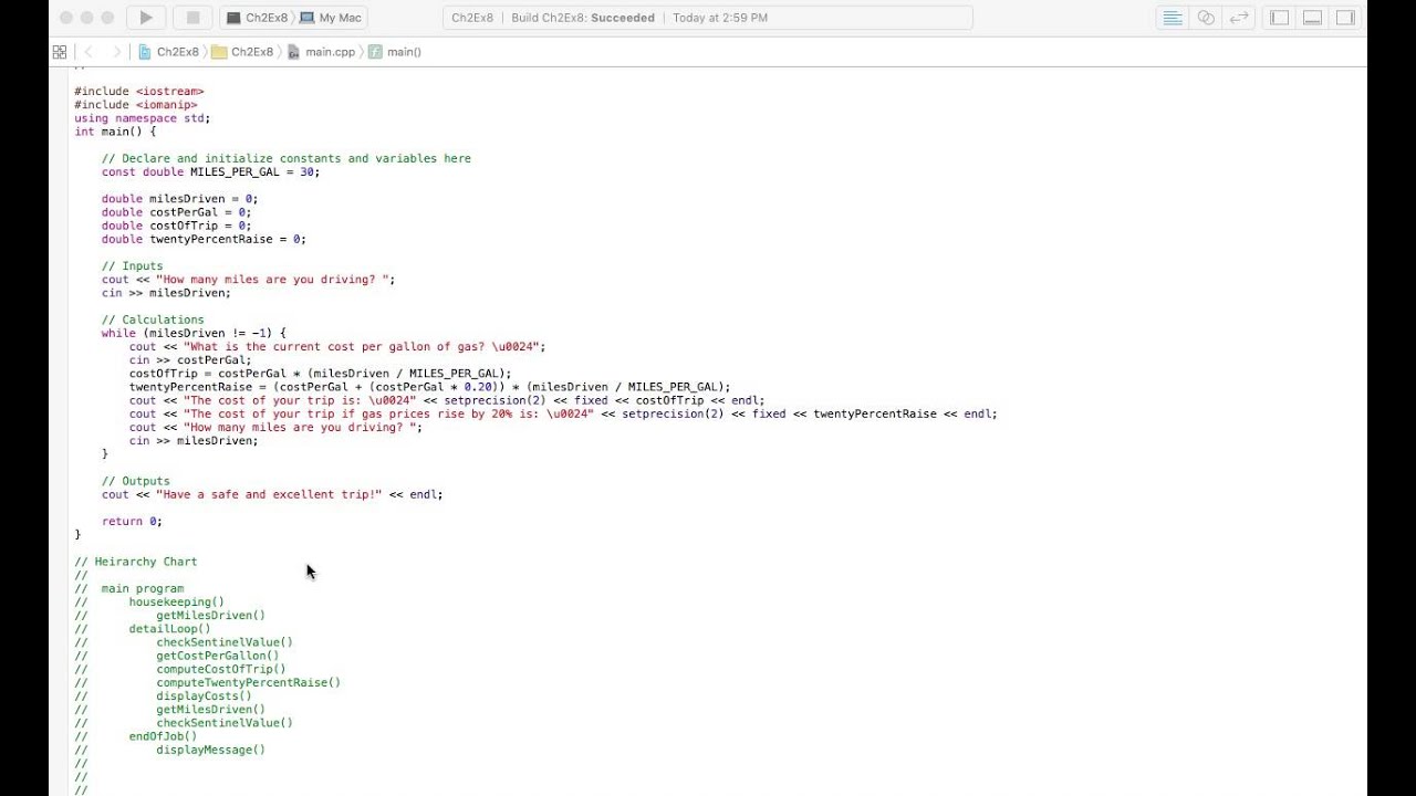 Programming Logic And Design 8th Edition Chapter 2 Exercise 8 Youtube