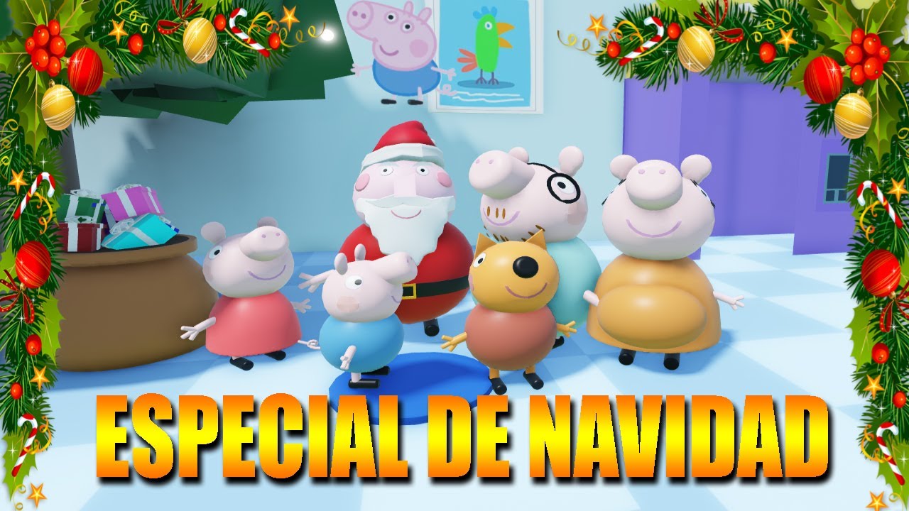 ESPECIAL de NAVIDAD Y AÑO NUEVO PEPPA PIG en ROBLOX!!! - YouTube
