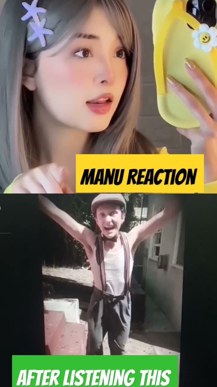 Manuu Reaction After Listening This Song #trending #viral #remix #song ...