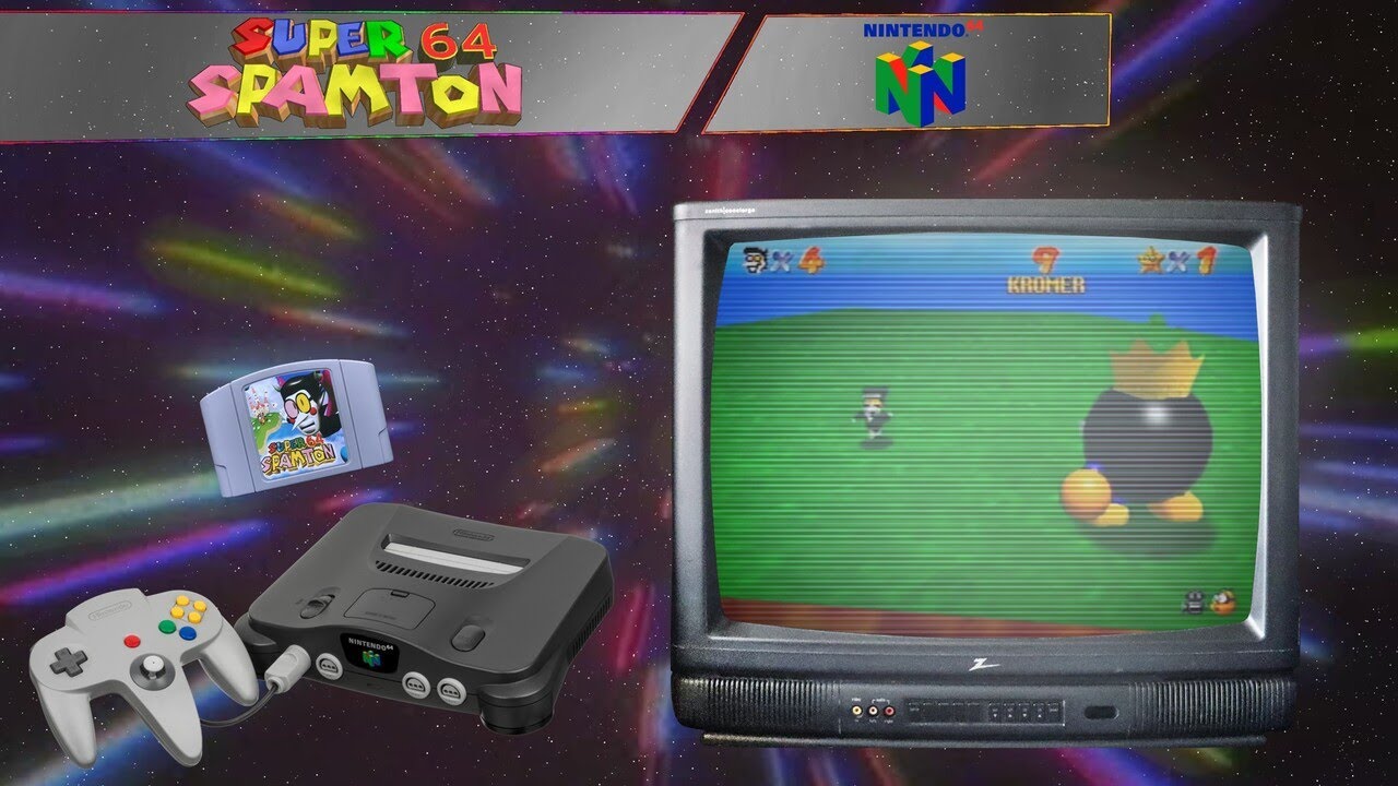 AHA!! THIS MUST BE THE [Place to be]!! [[ Super 64 SPAMTON ]] Part 1 ...