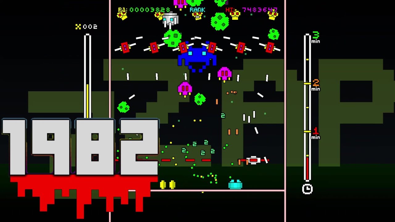 1982 - PC Arcade Shooter Game, Quick Gameplay - YouTube