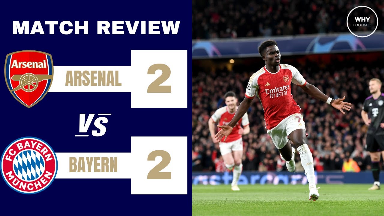 ARSENAL 2-2 BAYERN MUNICH REVIEW | Kane Haunts Arsenal! | Champions ...