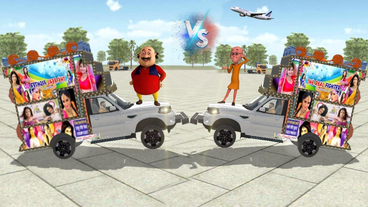 Motu_Vs_Patlu !! दो दो डीजे को लड़ाया !! Motu And Patlu Ka Dj !! 2W GER ...